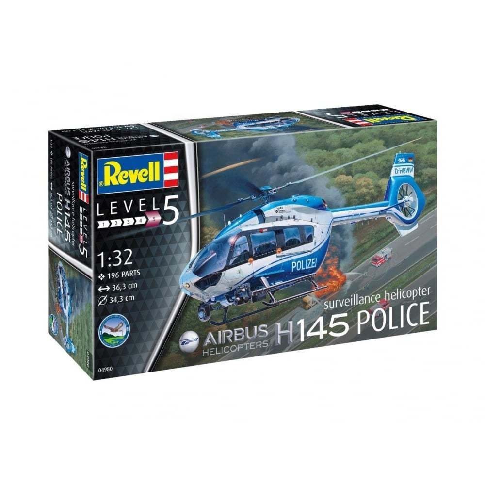 Revell 04980 Airbus H145 Police suveillance helicopter (1:32) - 1:32 ...