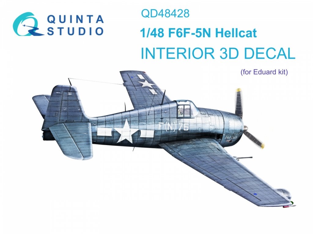 Quinta Studio QD48428 F6F-5N Hellcat 3D-Printed coloured Interior on ...