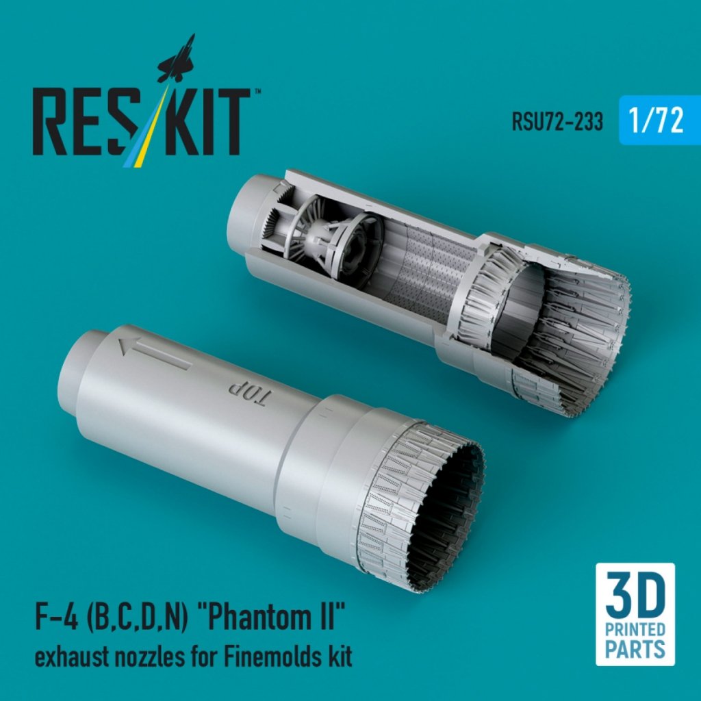 RESKIT RSU72-0233 F-4 (B, C, D, N) "Phantom II" exhaust nozzles for ...