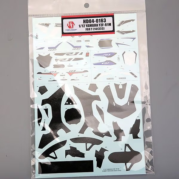 Hobby Design HD04-0163 Yamaha YZF-R1M - Decal Sheet Carbon Fibre for ...