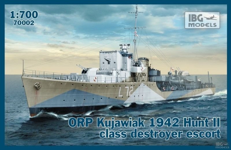 IBG 70002 ORP Kujawiak 1942 Hunt II class destroyer escort 1 700 ...