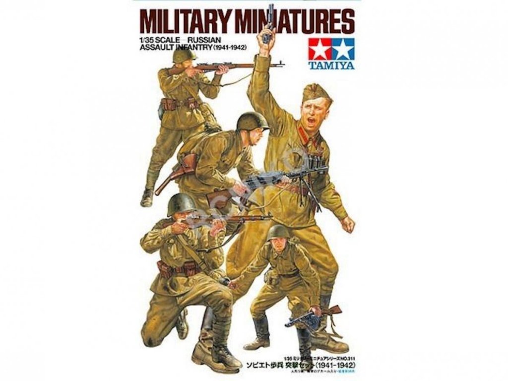 Tamiya 1:35 Russian Assault Infantry（1941-1942） (35311), Figurki