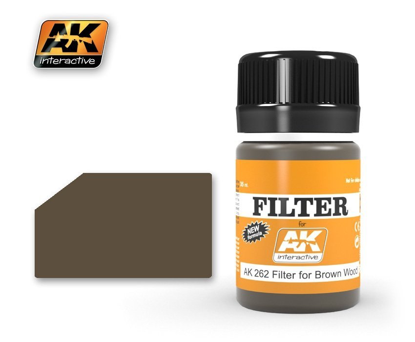 AK Interactive AK 262 filter for brown wood 35ml