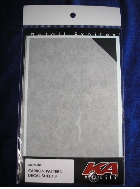KA Models KD-24002 Carbon Pattern Decal Sheet B - KA Models samochody ...
