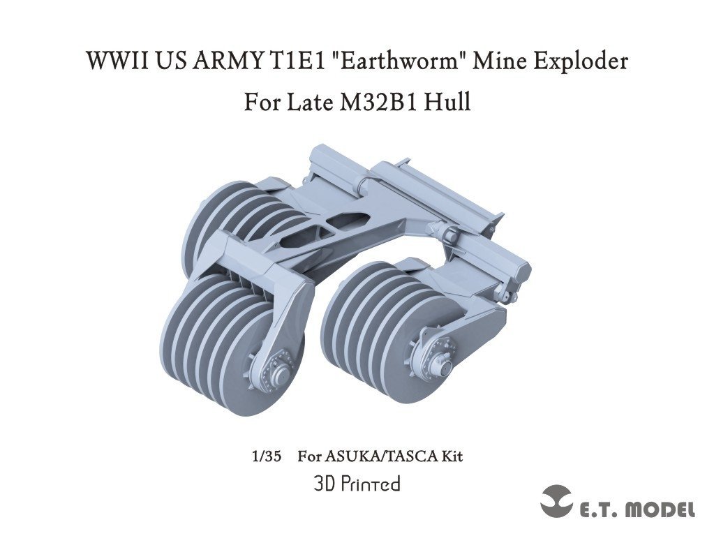 E.T. Model P35-041 WWII US ARMY T1E1 "Earthworm" Mine Exploder (for ...