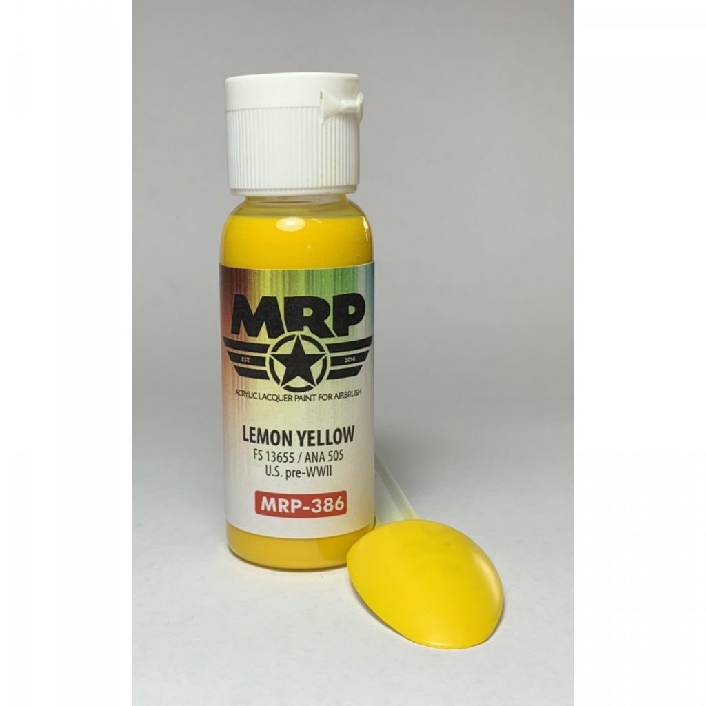 MR. Paint MRP-386 LEMON YELLOW FS13655 30ml - Aircraft - samoloty - Mr ...