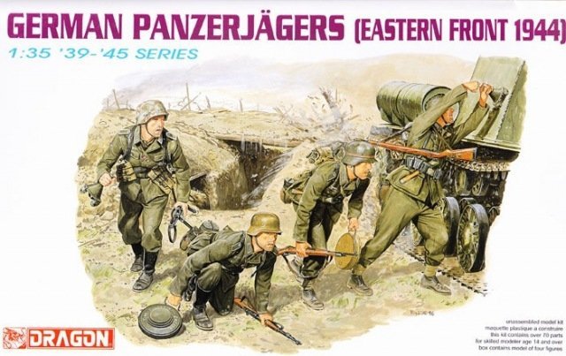 Dragon 6058 GERMAN PANZERJAGER (EASTERN FRONT 1944) - scale 1:35 - Figures