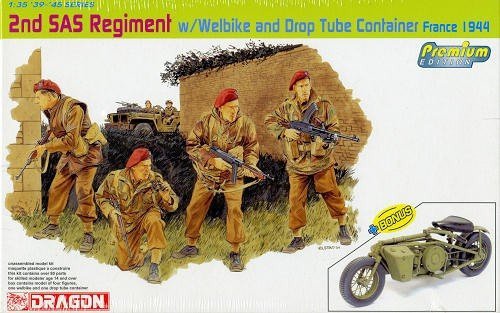 Dragon 6586 2nd SAS Regiment w.Bike (1:35) - scale 1:35 - Figures