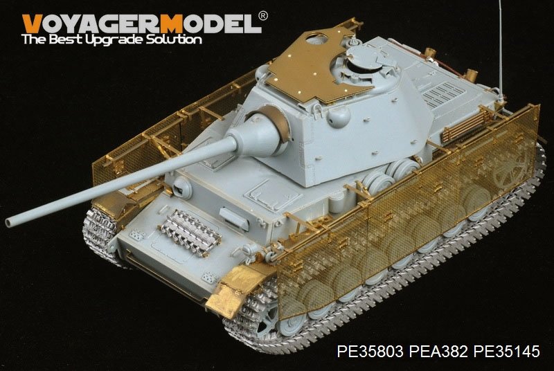 Voyager Model PE35803 WWII German Pz.Kpfw.IV Ausf.J (mit Panther F ...