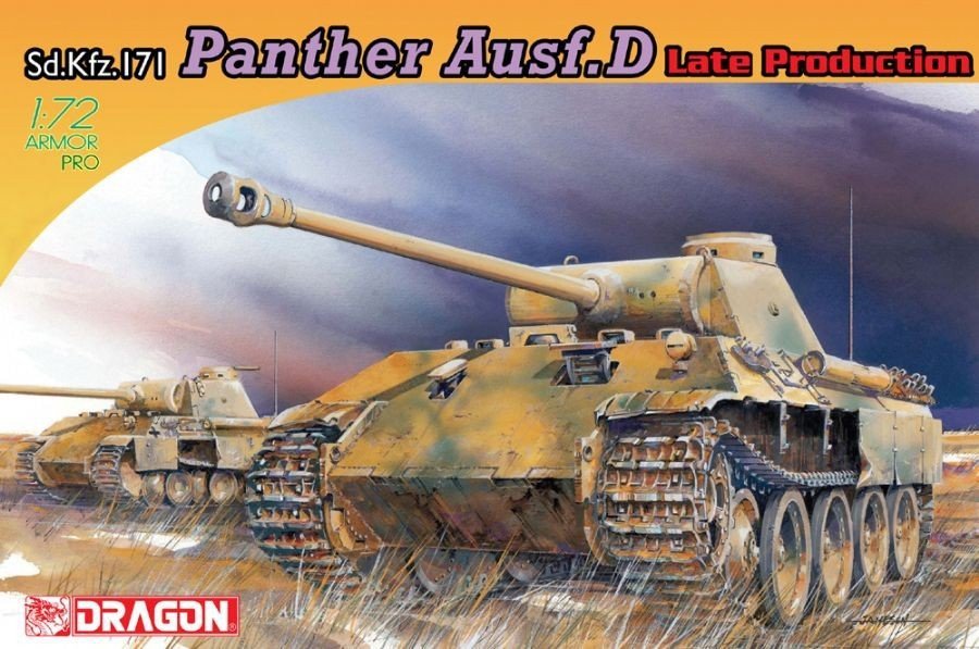 Dragon 7506 Panther Ausf.D Late Production (1:72) - 1939-1945 - 1 72 ...