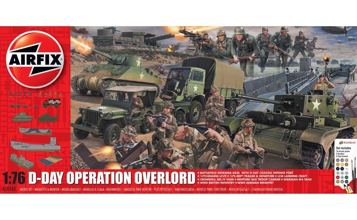Airfix 50162A D-Day Operation Overlord Set 1 76 - 1 76 - Military ...