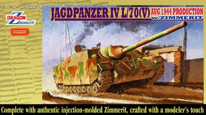 Dragon 6589 Jagdpanzer IV L 70 (V) (Aug. 1944 prod., w zimmerit) (1:35 ...