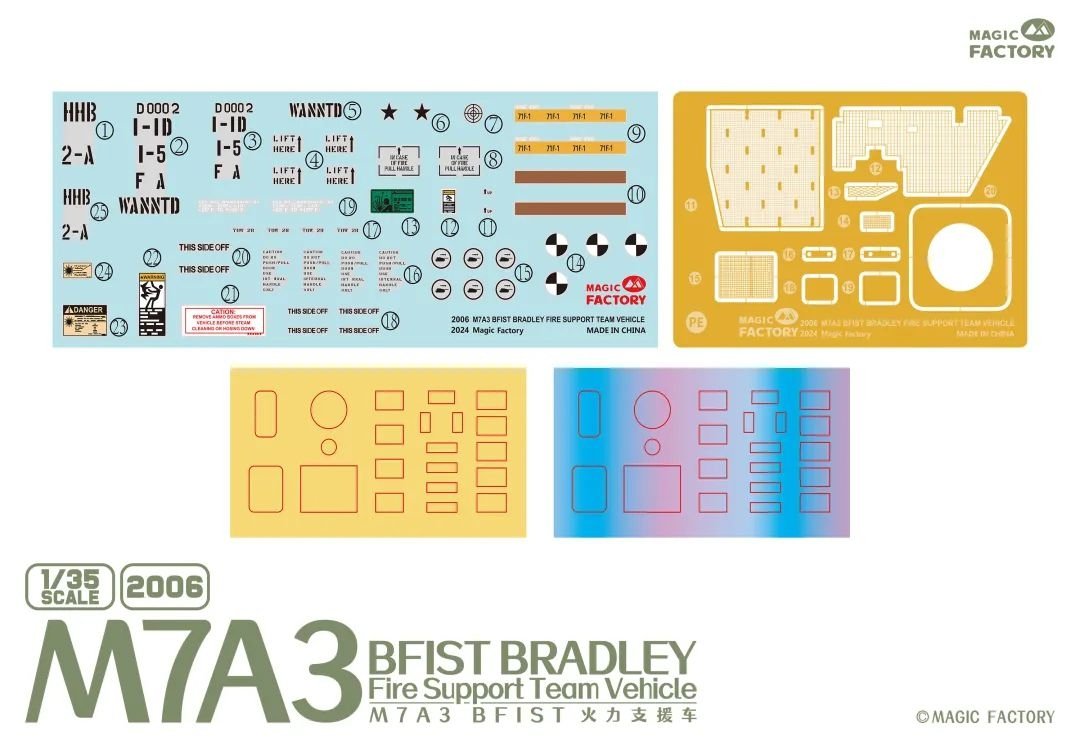 Magic Factory 2006 M7A3 BFIST Bradley Fire Support Team Vehicle 1 35 ...