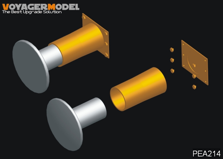 Voyager Model PEA214 WWII German Railway Cars Functional Buffers and ...