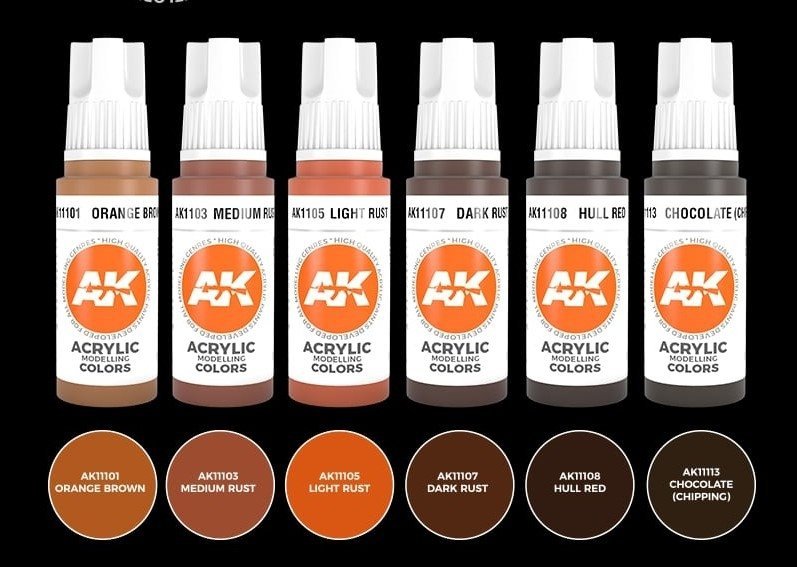 AK Interactive AK11605 3G RUST AND ABANDONED - AK 3GA (3rd Generation ...