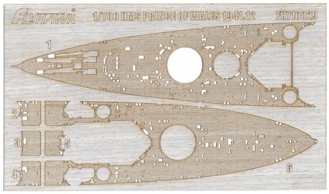 FlyHawk Model FH710029 HMS Prince of Wales Wooden deck FlyHawk FH1117 1 ...
