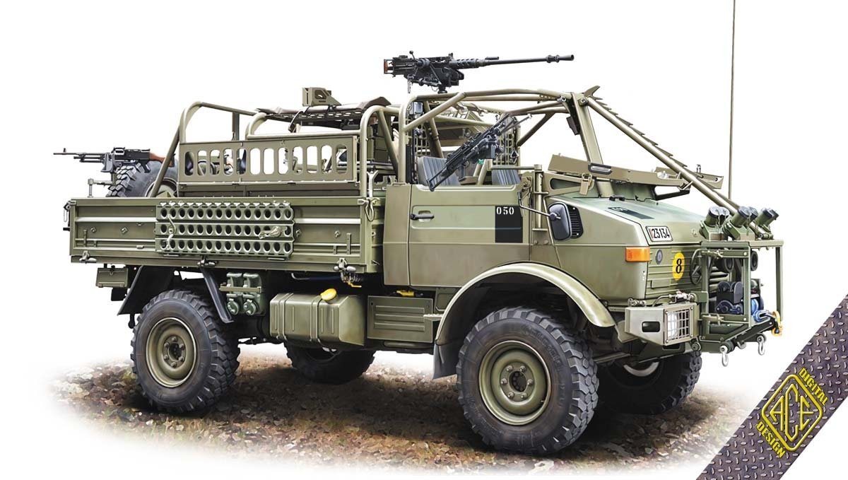 ACE 72458 JACAM 4x4 Unimog for long-range patrol missions 1 72 - auf ...