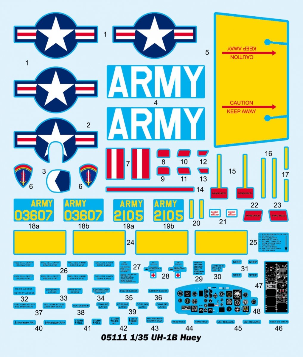 Trumpeter 05111 UH-1B Huey 1 35 - 1:35 - Helicopters