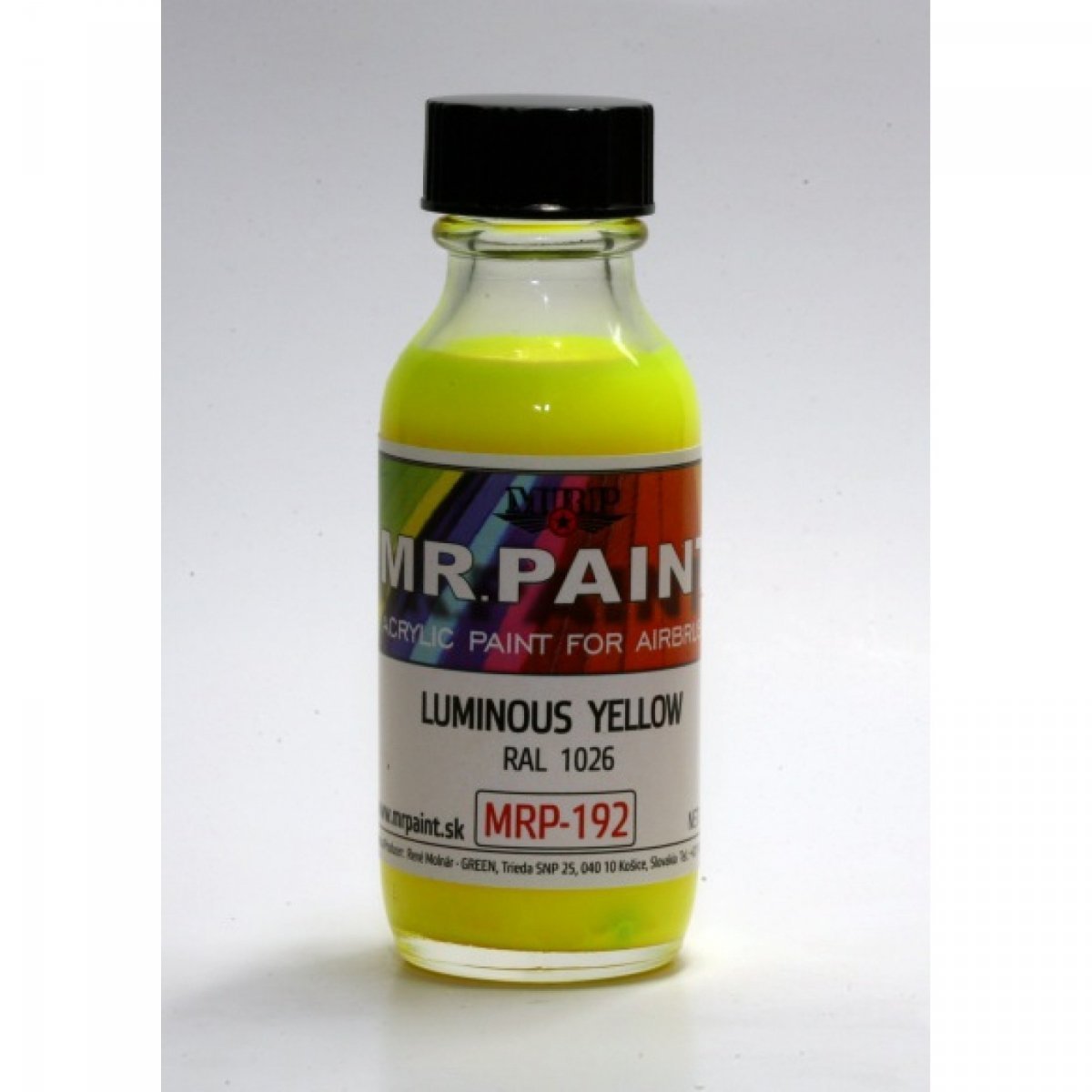 MR. Paint MRP-192 LUMINOUS YELLOW RAL 1026 30ml - Aircraft - Mr.Paint ...