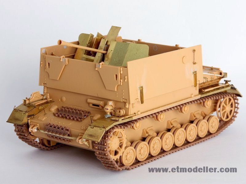 E.T. Model E35-004 WWII German Flakpanzer IV Möbelwagen (For TAMIYA ...