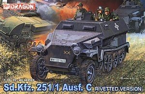 Dragon 6246 Sd.Kfz. 251 1 Ausf. C Rivetted Version (1:35) - Armored ...