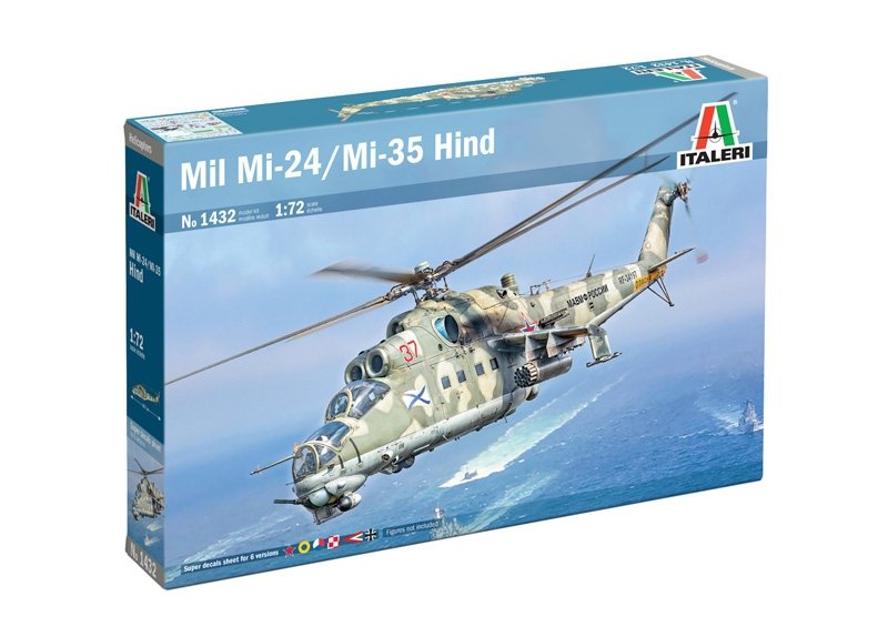 Italeri 1432 Mil Mi-24 Mi-35 Hind 1 72 - 1:72 - Helicopters