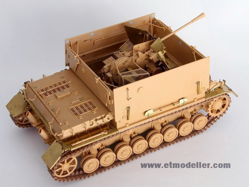 E.T. Model E35-004 WWII German Flakpanzer IV Möbelwagen (For TAMIYA ...