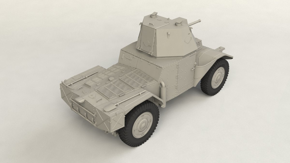 ICM 35377 Panzerspahwagen P 204 (f) with CDM turret, WWII German ...