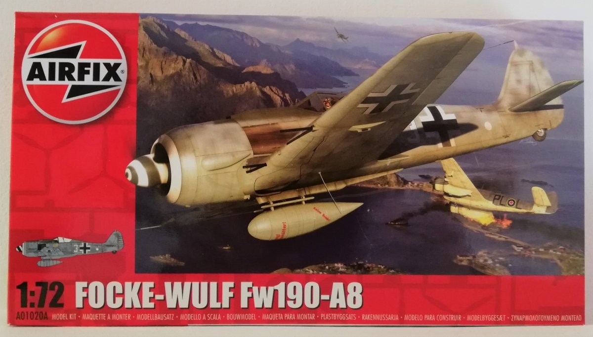 Airfix 01020A Focke-Wulf Fw190-A8 (1:72) - propeller planes - 1:72 ...