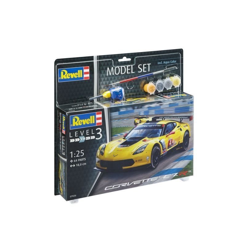 Revell 67036 Model Set Corvette C7.R (1:24) - Samochody cywilne ...