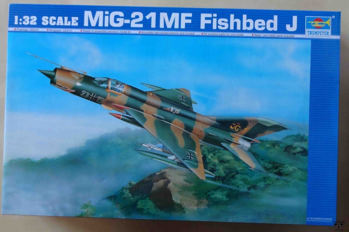 Trumpeter 02218 MiG-21MF Fishbed J (1:32) - jets - 1:32 - Military Aircraft