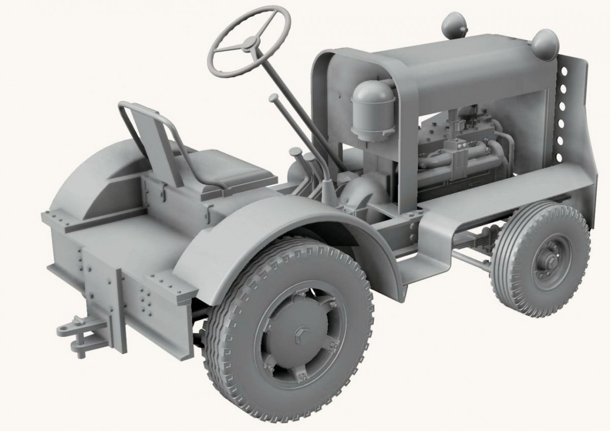 Thunder Model 32001 US Tug Clarktor-6 Mill-33 The heavy duty airfield ...