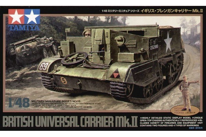 Tamiya 32516 Universal Carrier Mk.II (1:48) - 1939-1945 - 1 48 ...