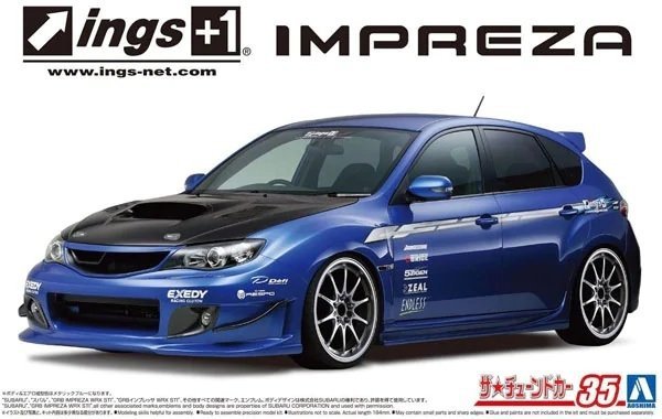 Aoshima 05875 Ings GRB Impreza WRX STI '07 1 24 - 1:24 - Car models
