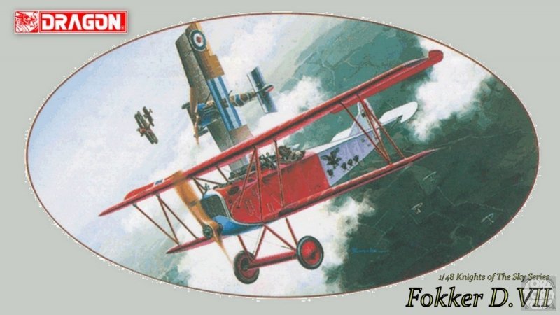 Dragon 5905 Fokker D.VII (1:48) - propeller planes - 1:48 - Military ...