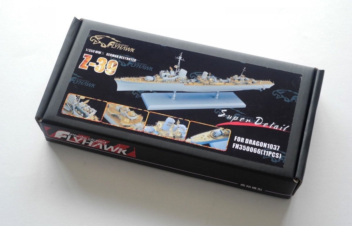 Flyhawk FH350066 WWII German Destroyer Z-39 Super Detail Set (for ...