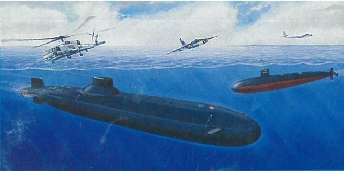 Dragon 7001 U.S.S. Dallas vs Typhoon 1 700 - scale 1:700 - Civilian ...