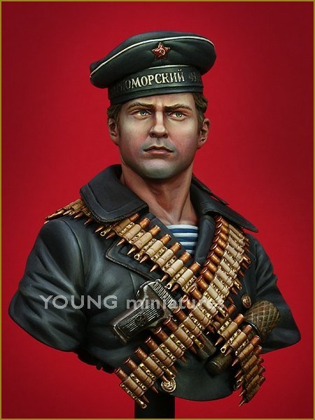 Young Miniatures YM1821 The Black Devil The Soviet Naval Infantry in ...
