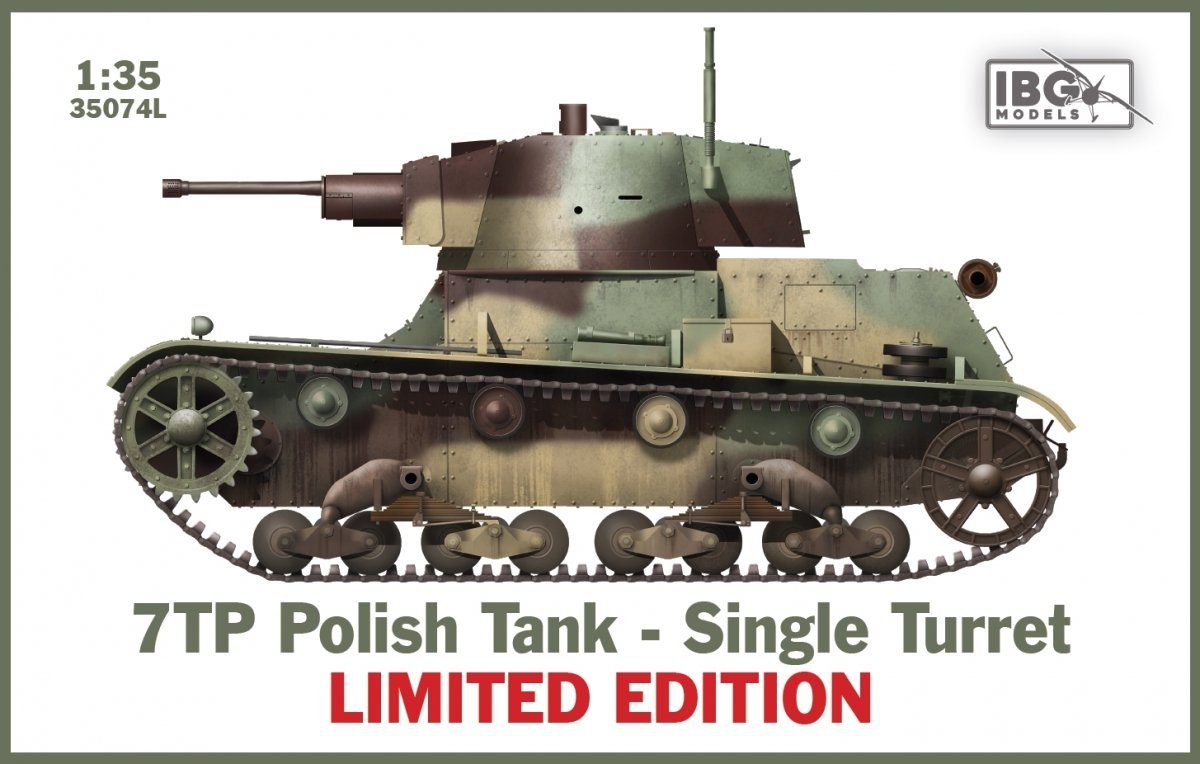 IBG 35074L 7TP Polish Tank - Single Turret LIMITED EDITION 1 35 - Tanks - 1939-1945 - 1 35 ...