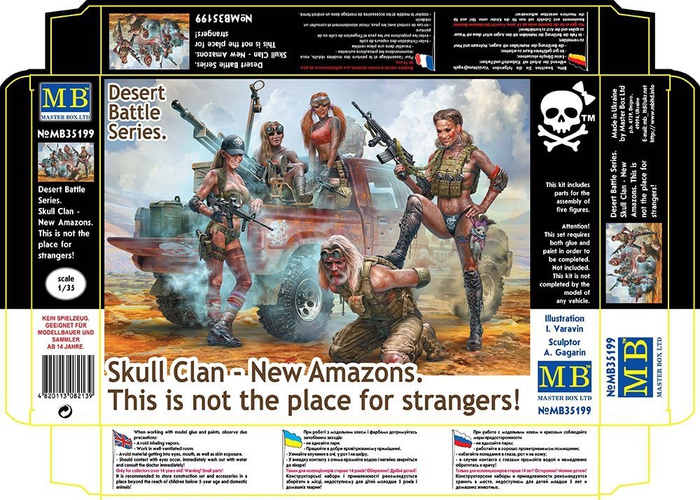 Master Box 35199 Desert Battle Series. Skull Clan - New Amazons. This ...