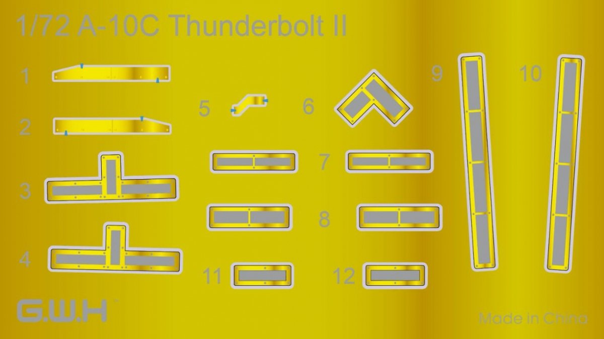 Great Wall Hobby L7215 A-10C Thunderbolt II Attack Aircraft 1 72 - jets ...