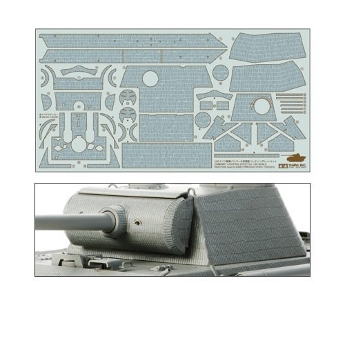 Tamiya 12646 Zimmerit Coating Sheet for Panther Ausf. G Early ...