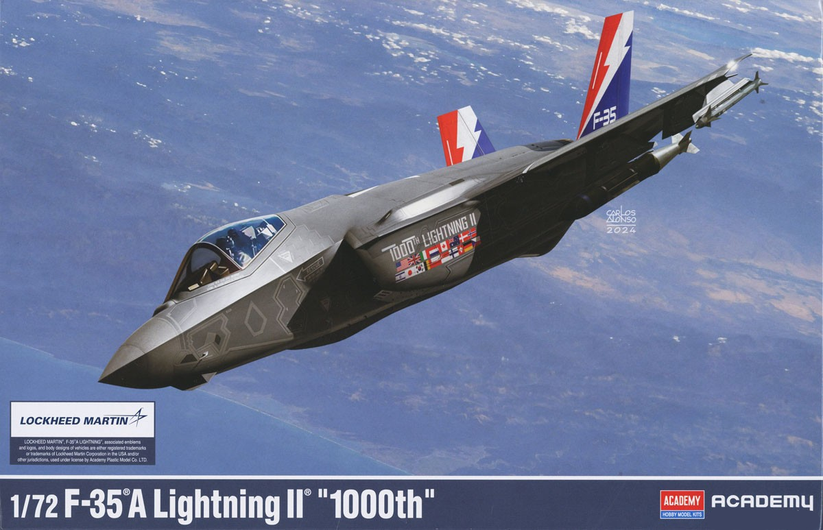 Academy 12591 F-35A Lightning II 1000th 1 72 - propeller planes - 1:72 ...