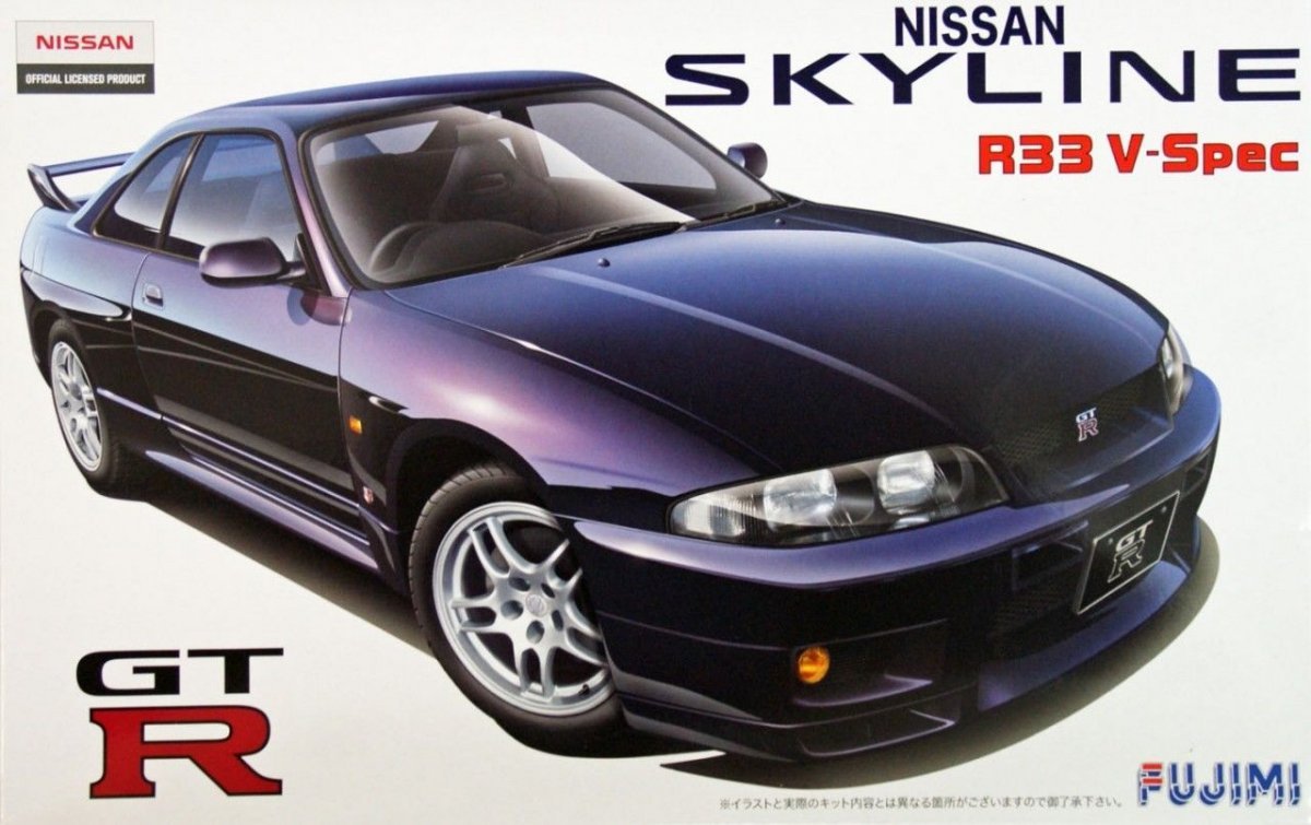 Fujimi 038827 R33 skyline GT-R V-Spec 95 1 24 - 1:24 - Car models
