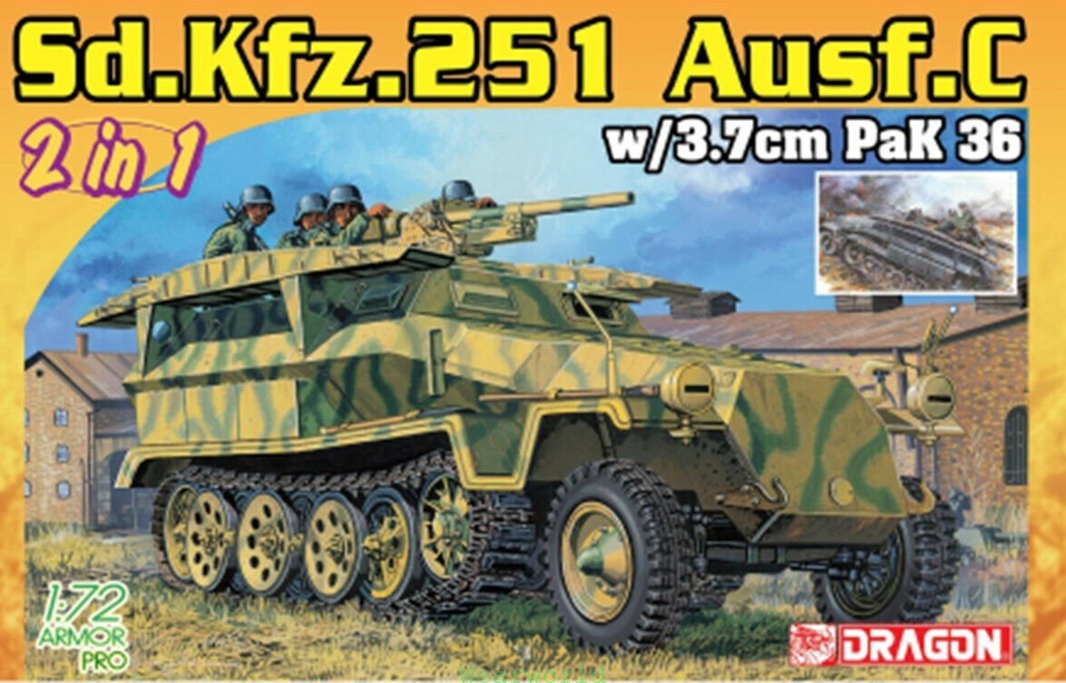 Dragon 7606 Sd.Kfz.251 7 Ausf.C mittlerer Pionierpanzerwagen 1 72 ...