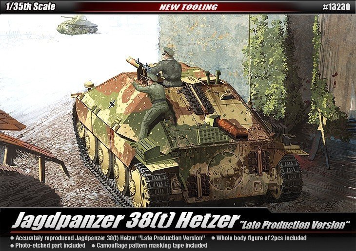 Academy 13230 Jagdpanzer 38(t) Hetzer (Late Production) (1:35) - Self ...