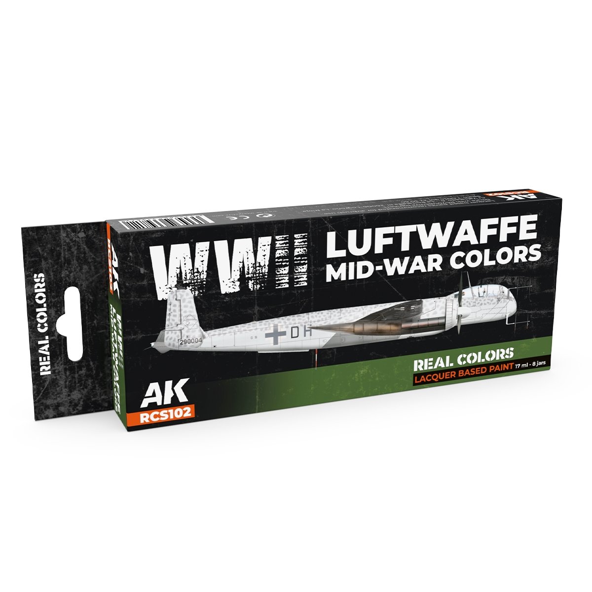 AK Interactive RCS102 WWII Luftwaffe Mid-War Colors 8x17ml - AK REAL ...