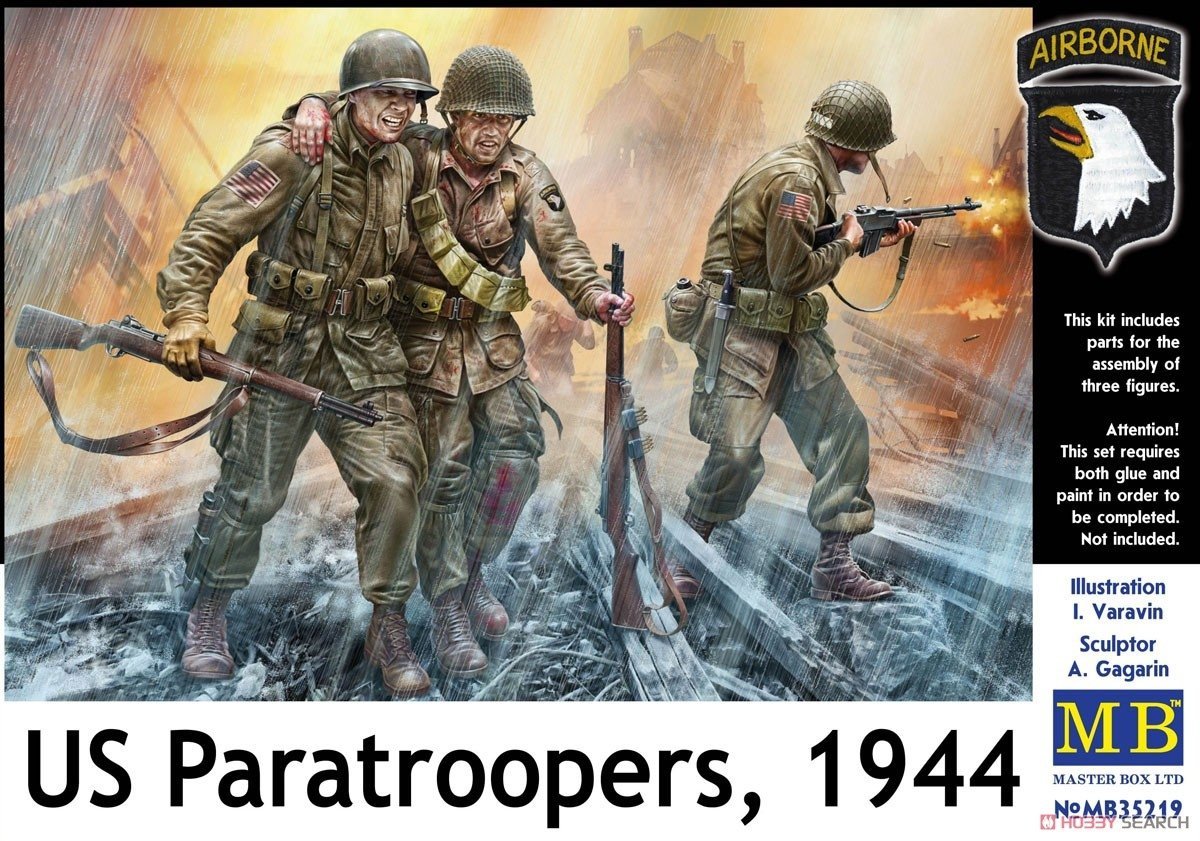 Master Box 35219 US Paratroopers 1944 1 35 - scale 1:35 - Figures