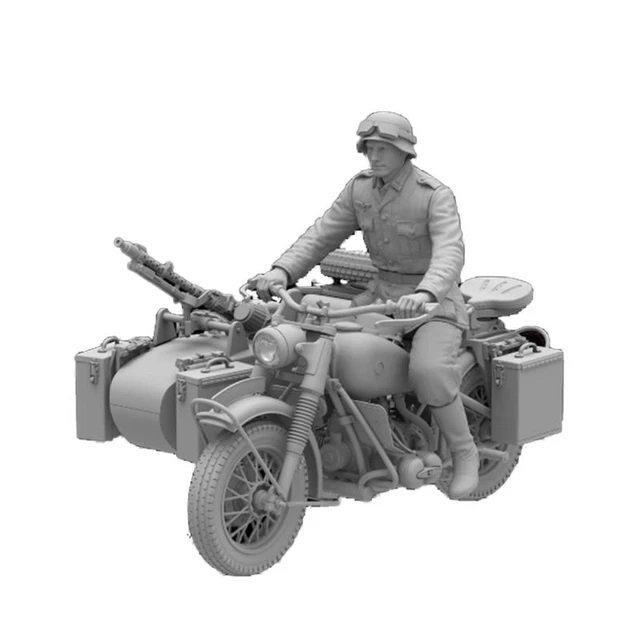 Freedom 616005 WW2 German Motorcycle Driver for R75 1 48 - 1:16 - Figurki