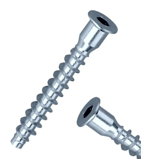 Wkręt konfirmat 7x70 ocynk - 100szt